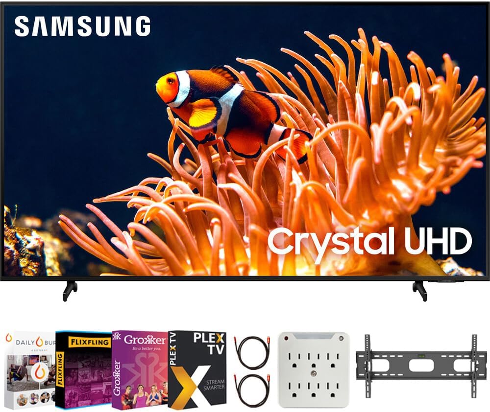 Amazon.com: Samsung 65-Inch Class Crystal UHD 4K DU7200 Series HDR ...
