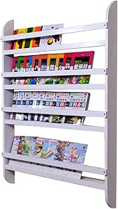 Amazon.co.jp: Bookshelf Comic Rack 4 Tier Bookshelf Wooden Rack Cabinet ...