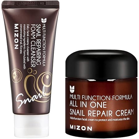 Amazon.com: MIZON All In One Snail Repair Cream, Day and Night Face ...