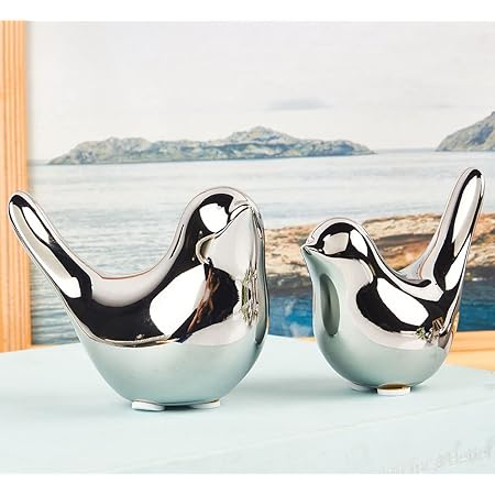 Amazon.com: Notakia Gaobei Small Birds Statues Home Decor Modern Style ...