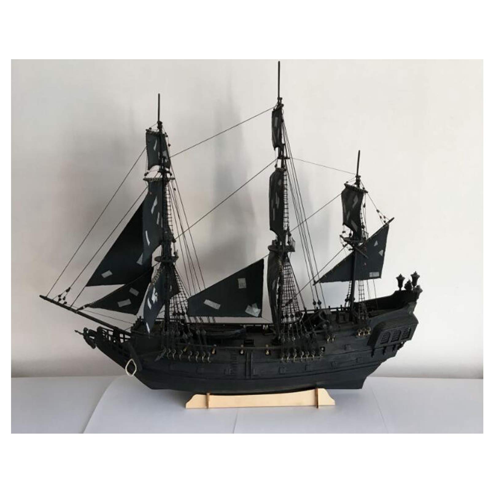 Buy KVKVCC 60CM Model Ship, Solid Wood Assembly Ship Model DIY Handmade ...