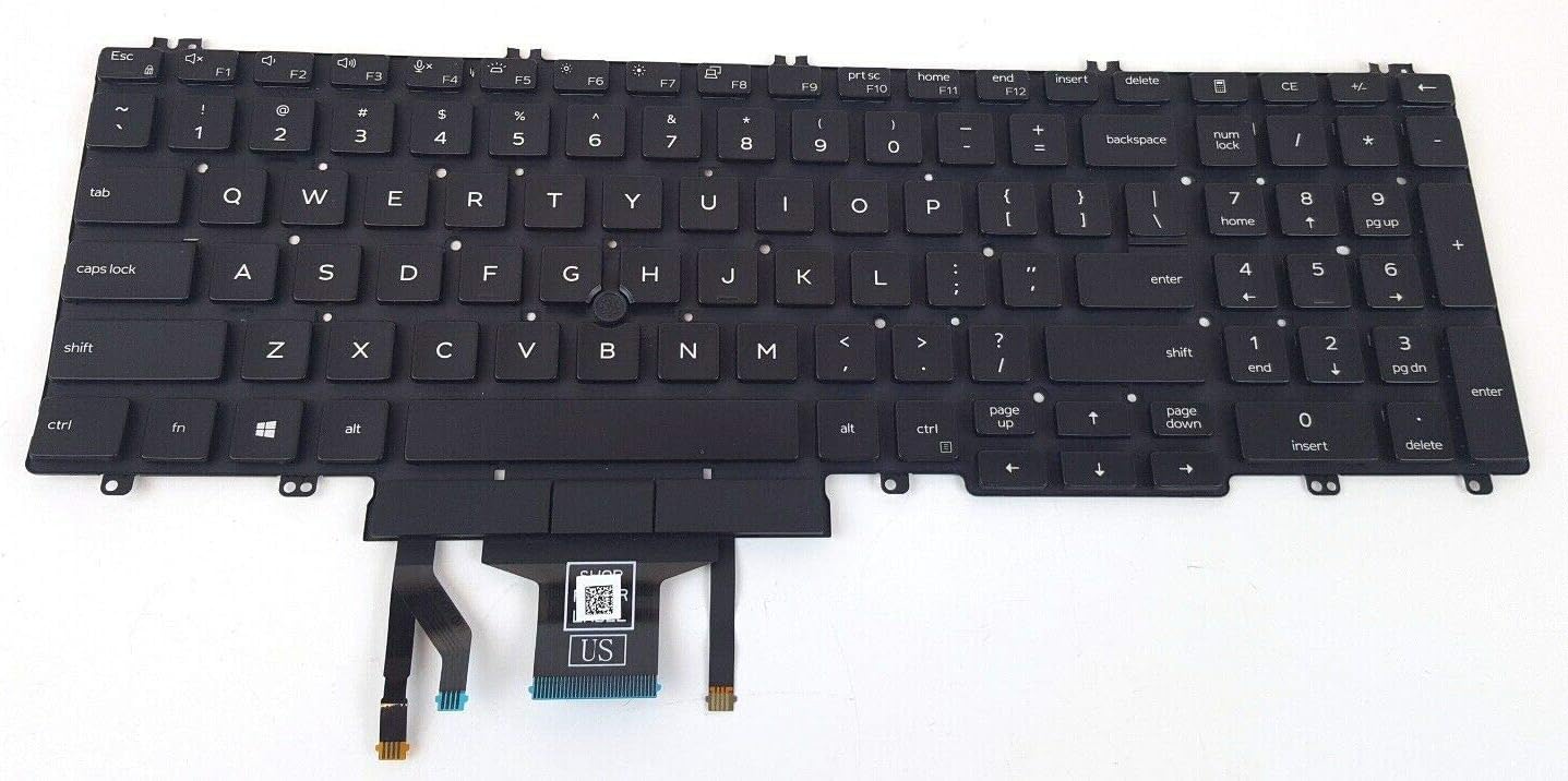 Amazon.com: New US Black English Backlit Laptop Keyboard (Without ...