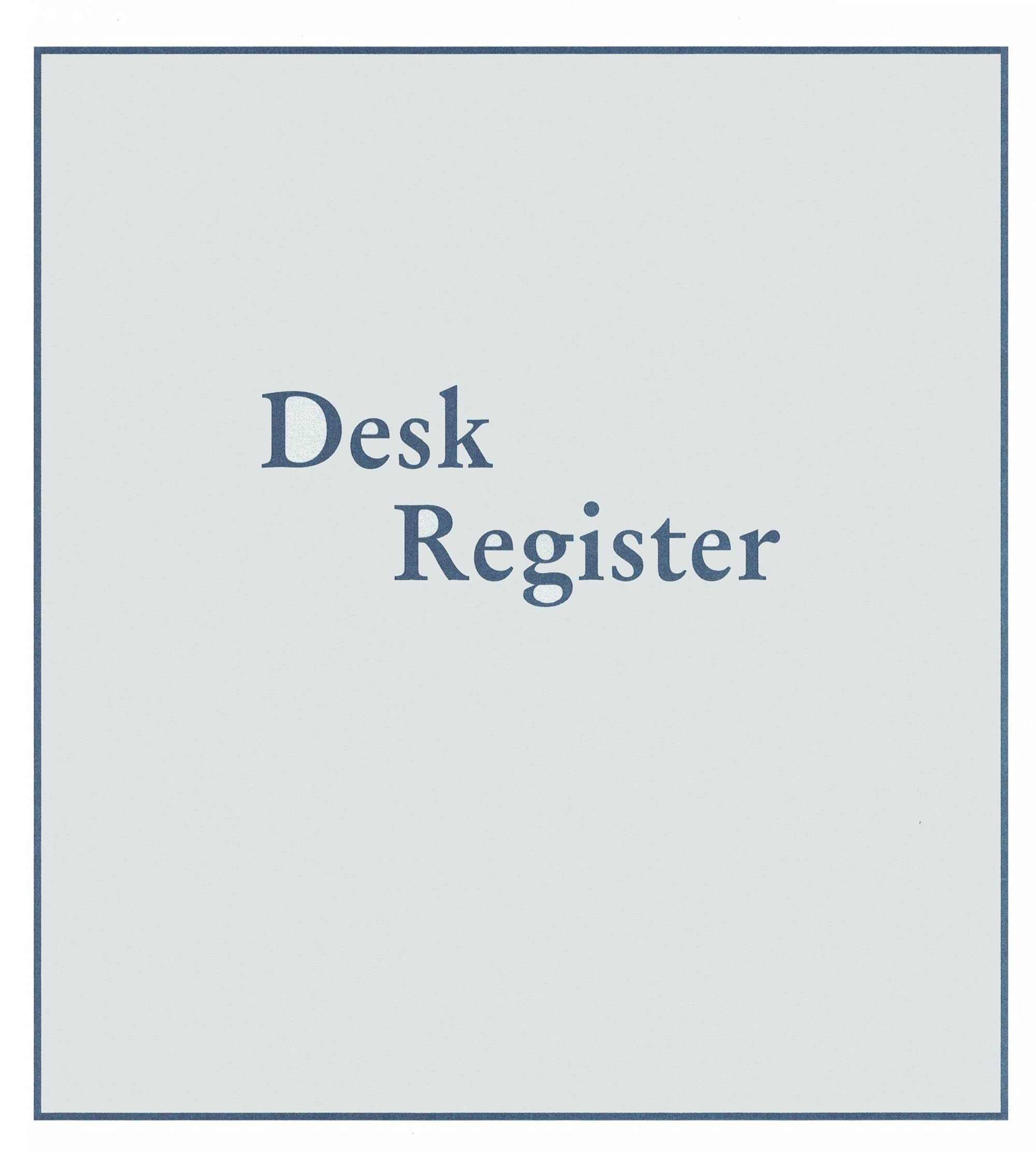 Amazon.com : Executive Deskbook Desk Registers Fits Business and Desk ...