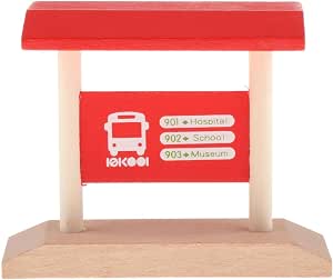 Amazon.co.jp: Realistic Kids Wooden Plastic Train Scene Accessories ...