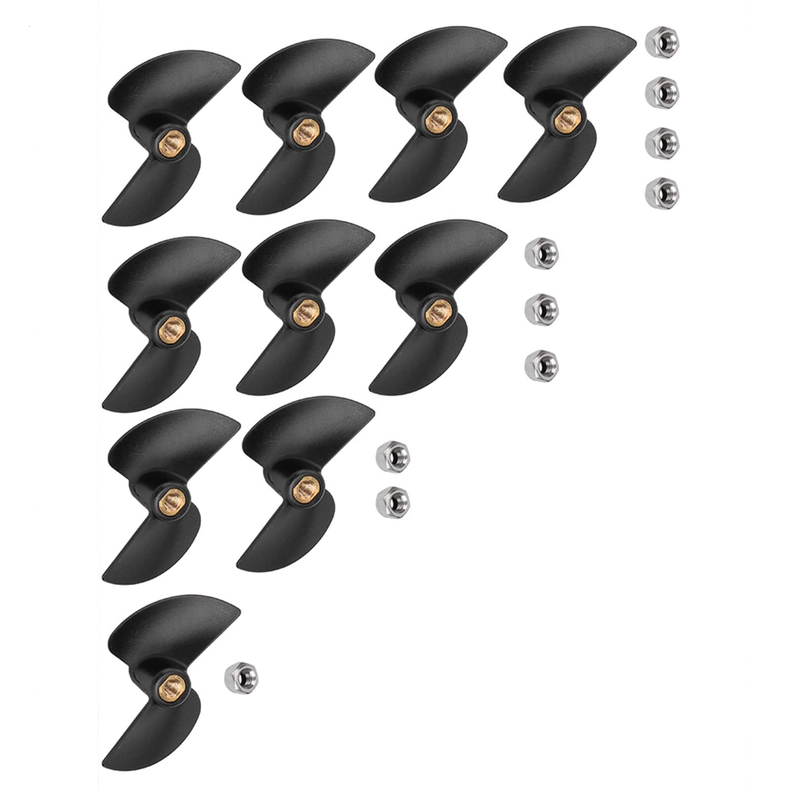Amazon.com: 10pcs Brushless RC Boat Tail Propeller Remote Boat ...