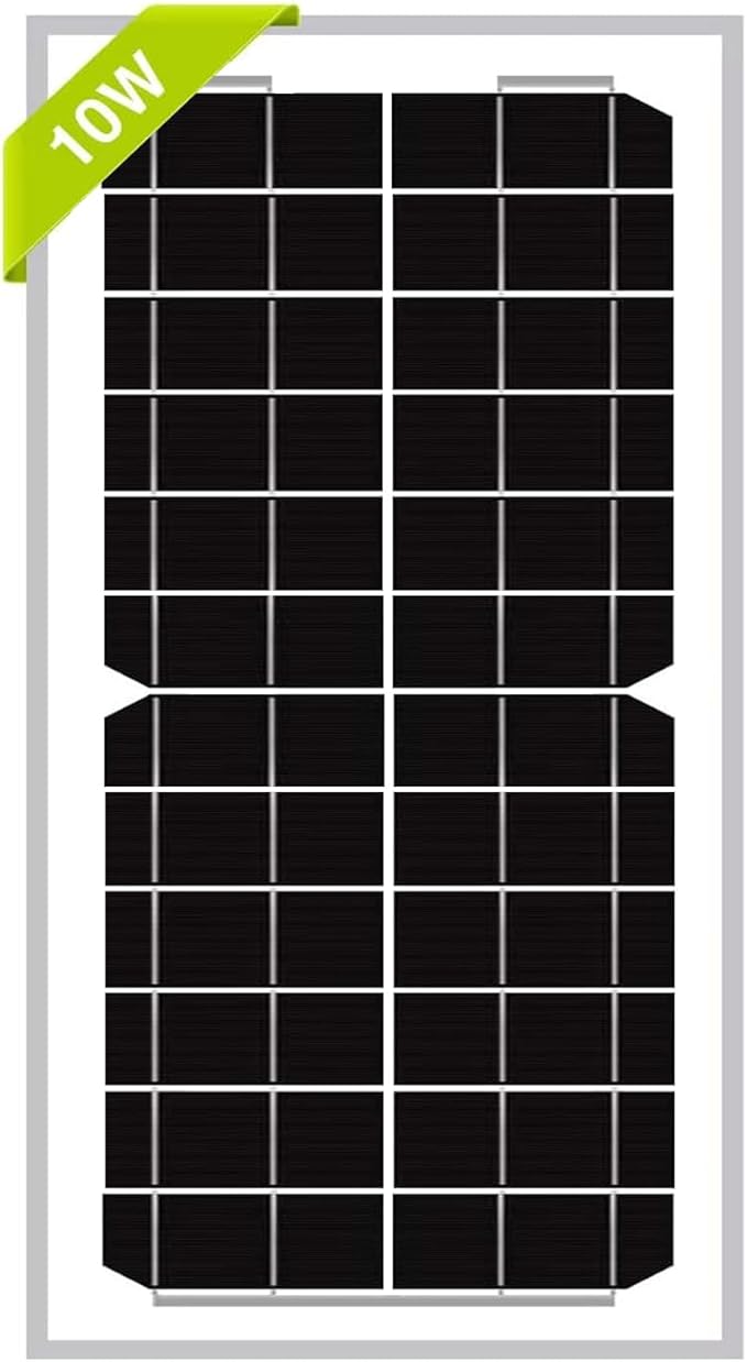 Amazon.com : Futuresolar 10W Monocrystalline Solar Panel High ...
