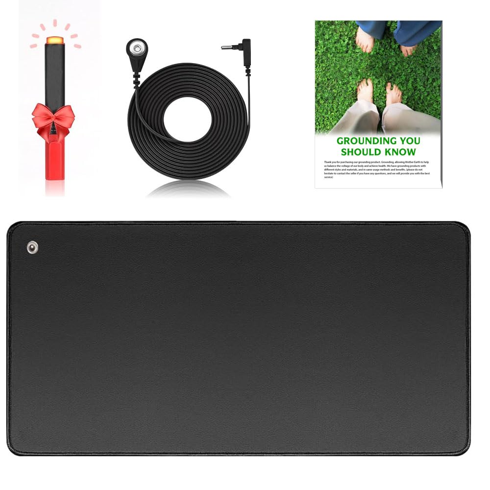 HOOTACH Grounding Mat for Bed, Upgraded Grounding Pad with Pattern ...