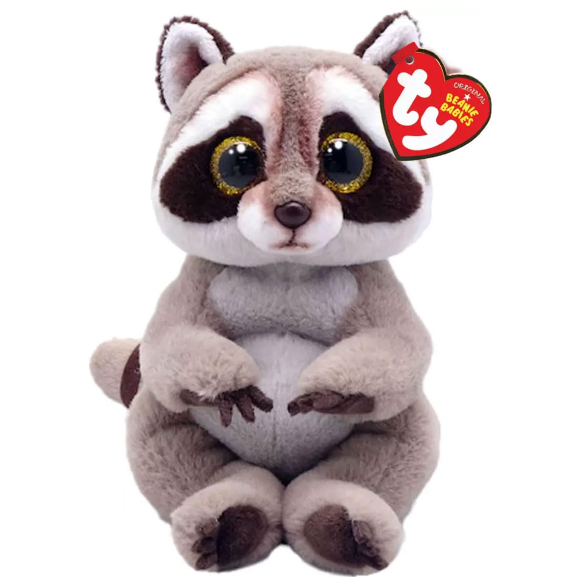 Amazon.com: Beanie Baby Petey Raccoon Stuffed Plush Doll (6inch) : Toys ...