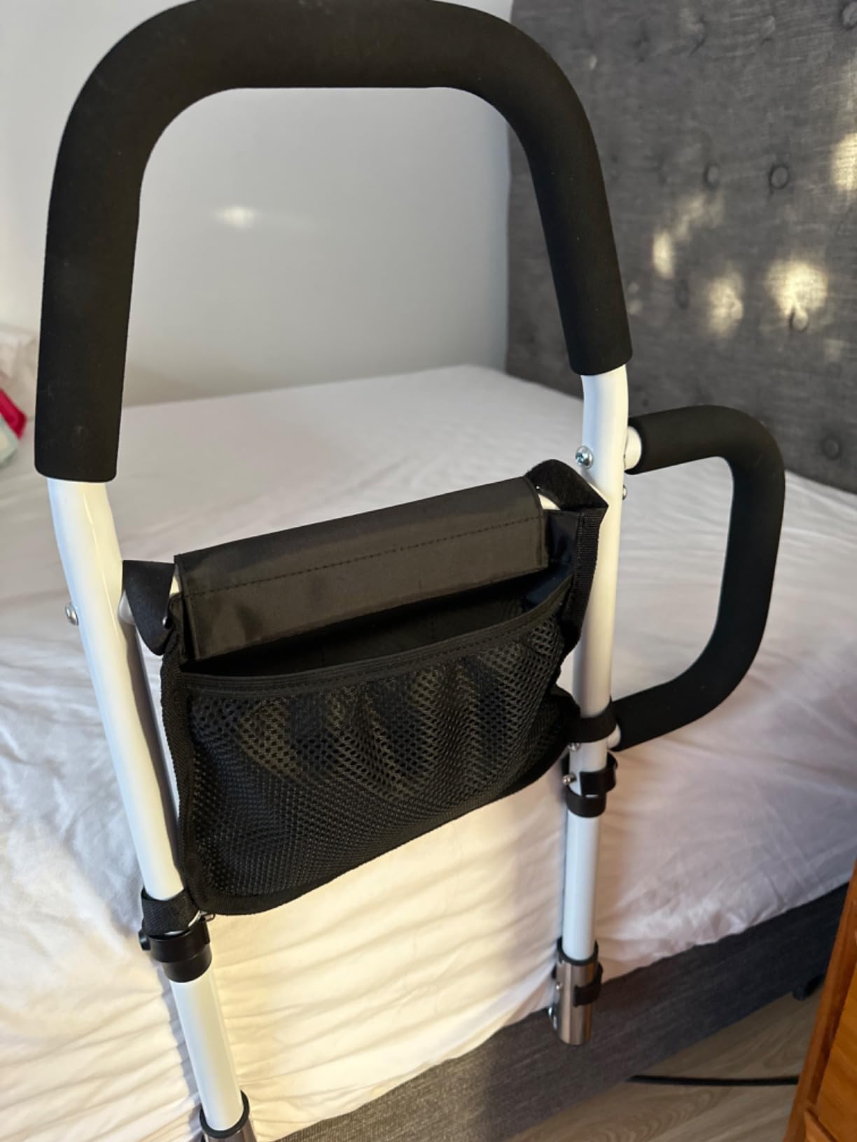 Bed Rail for Elderly Height Adjustable Medical Bed Support Bar Safety ...