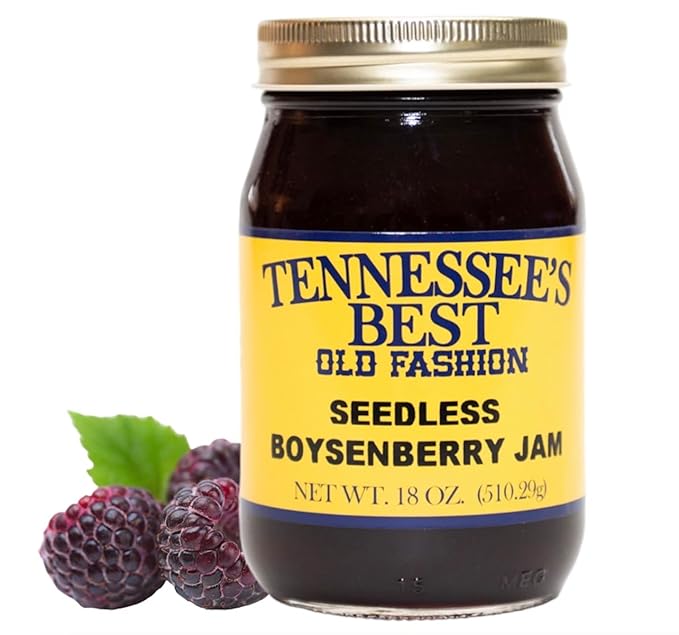 Amazon.com: Tennessee's Best Old Fashioned Seedless Boysenberry Jam ...