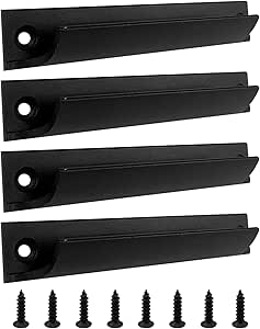 KISWIAR (4.72 in) Finger Drawer Pulls for Surface Mounting,Window Sash ...