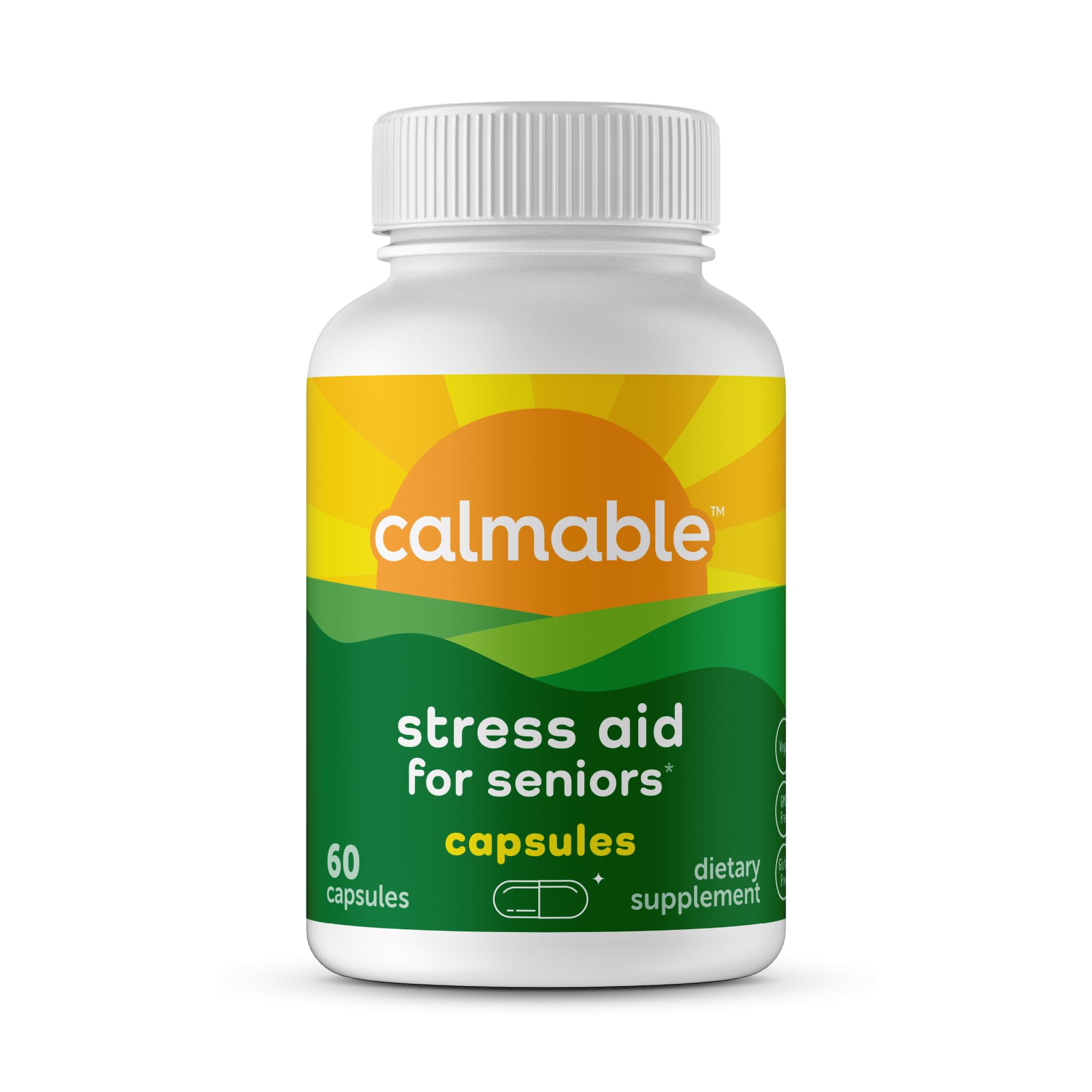 Amazon.com: Calmable Stress Aid Supplement for Seniors | Feel Happy ...