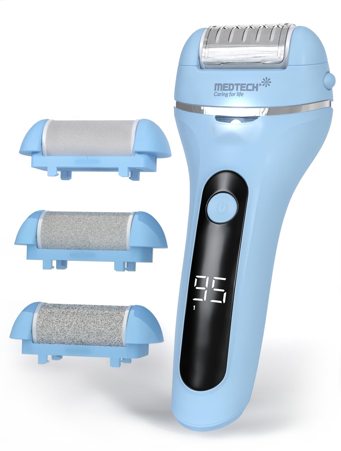 MEDTECH® Revive Rechargeable Callus Remover | Electric Foot Scrubber ...