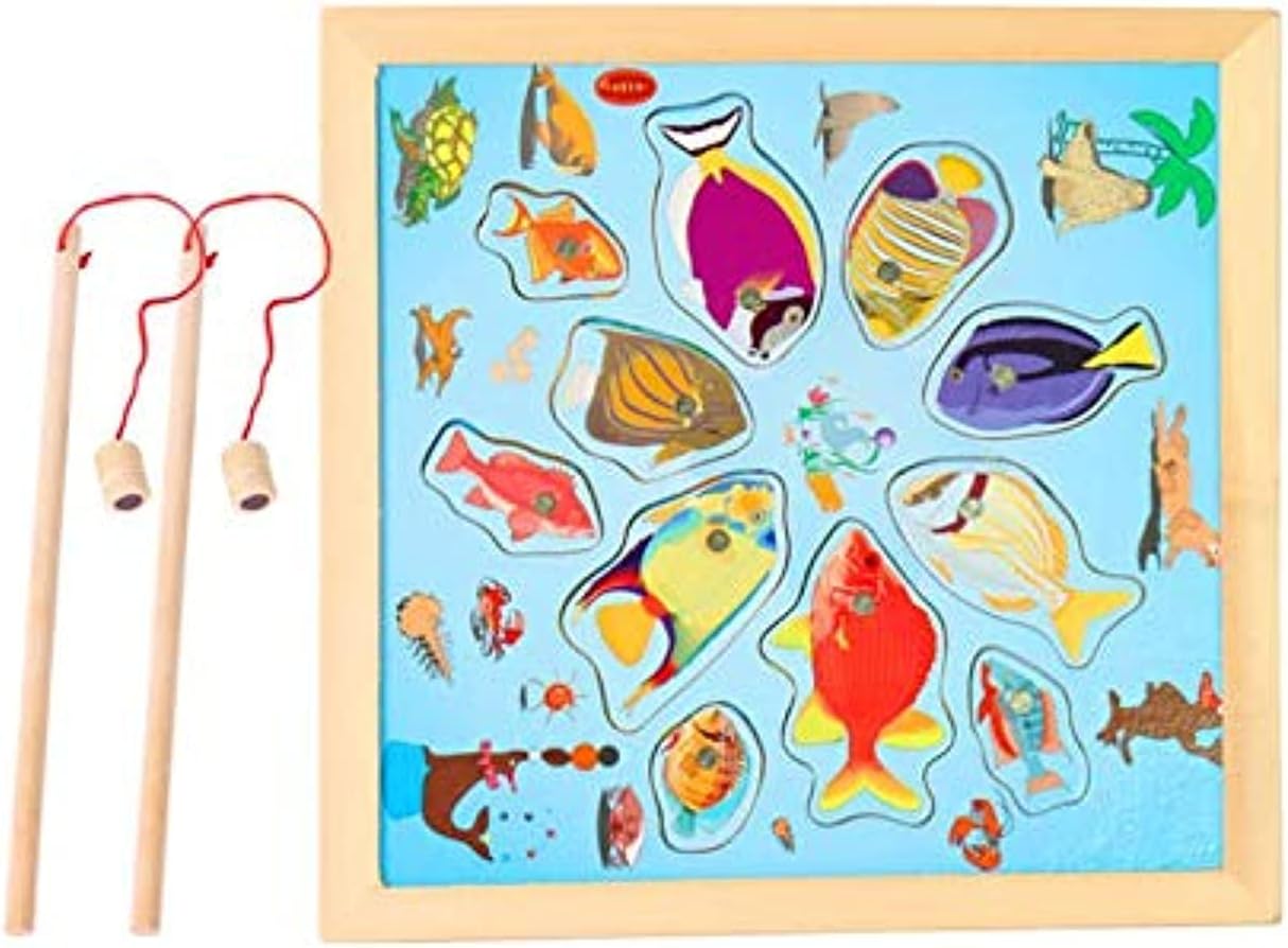 Wooden FIshing Sets Educational Toys : Buy Online at Best Price in KSA ...