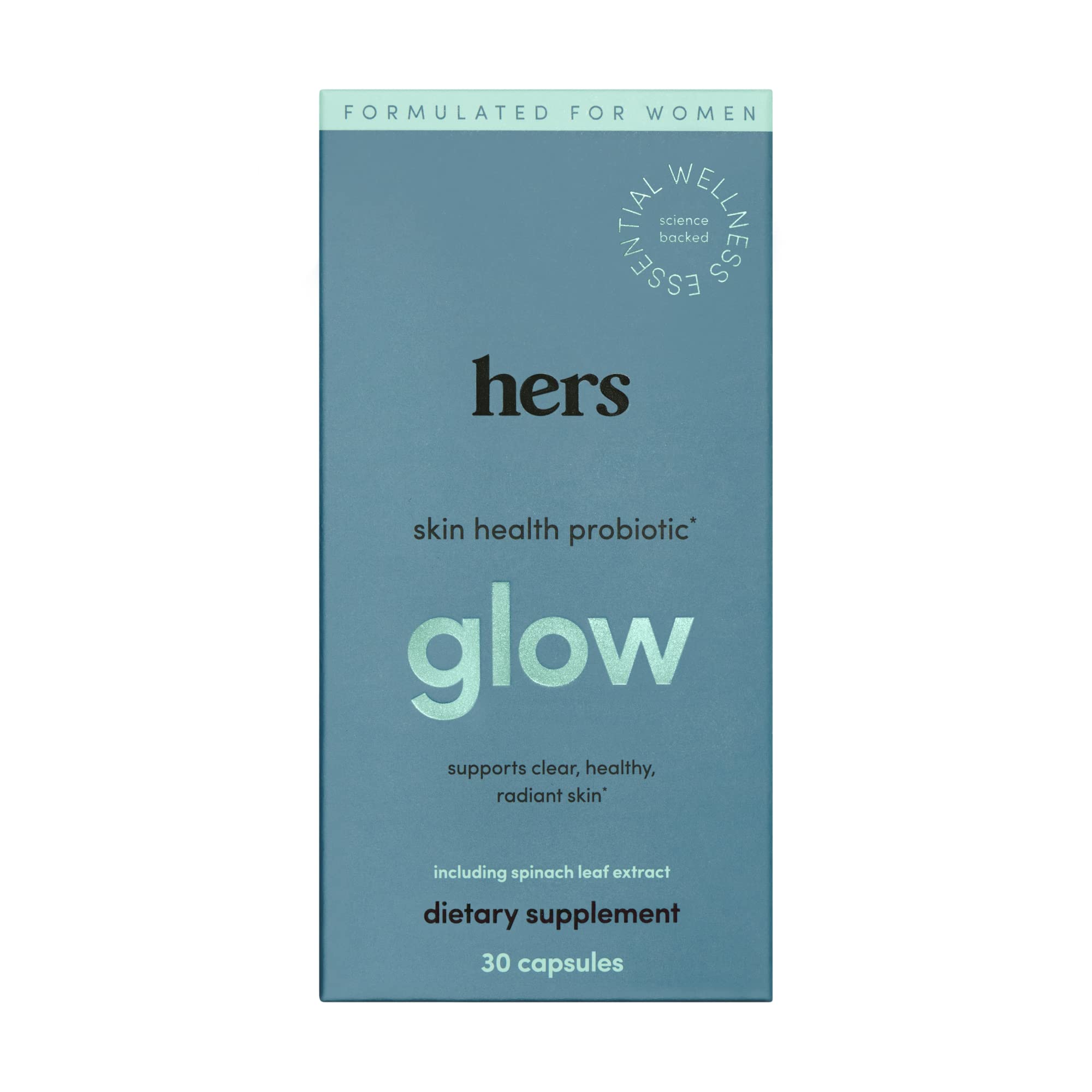 Amazon.com: Hers Glow Supplement - Women's Probiotic Supplement for ...