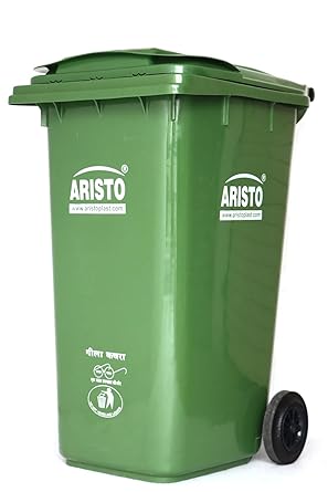 Mitrin, aristo Heavy Duty Outdoor Dustbin with 240 L capacity, big ...