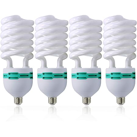 LimoStudio 2-Pack 105W, 6500K Compact Fluorescent Light CFL Daylight ...