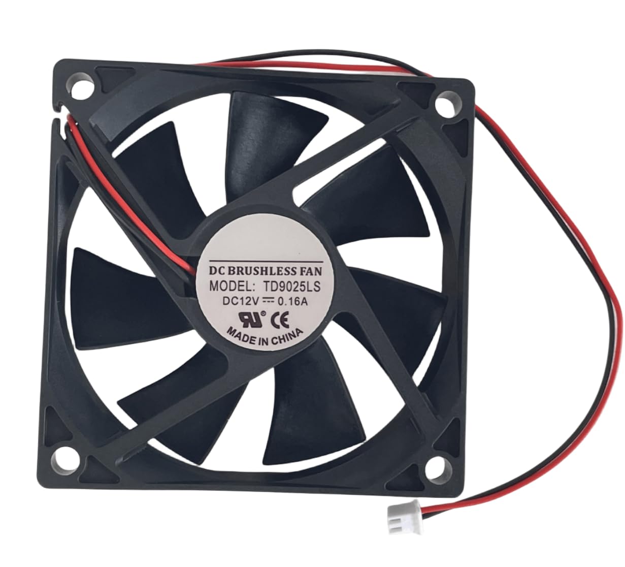TD9025LS Fan 12V 0.16A 9025 9CM 2-Wire,TD9025LS Brushless Wine Fridge ...