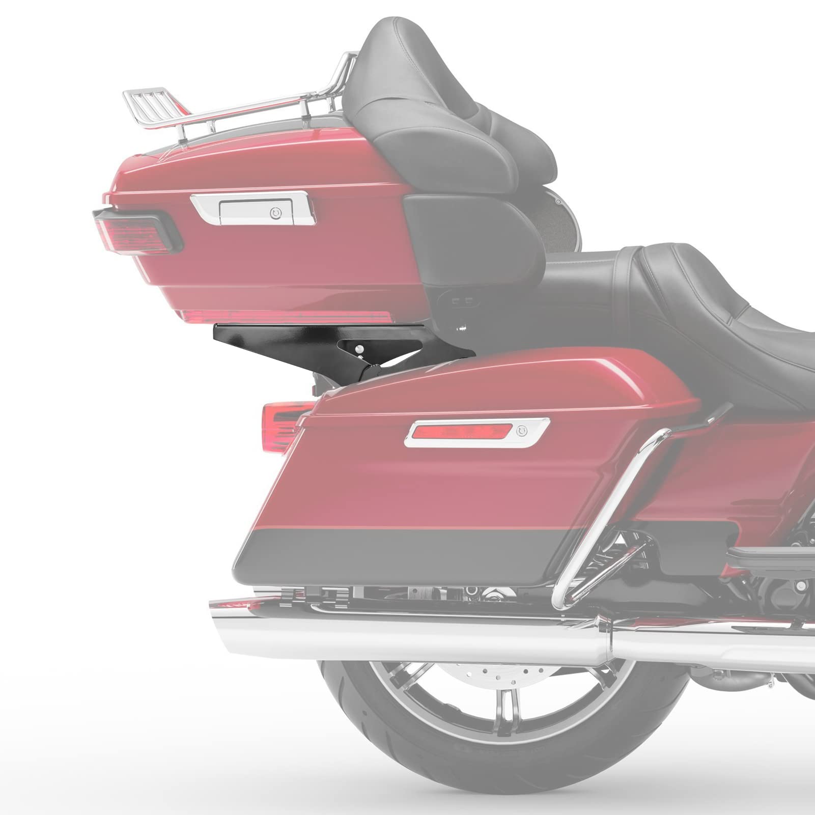 Harley Detachable Tour Pack Kit Chrome Tour Pack Mounting Bracket ...