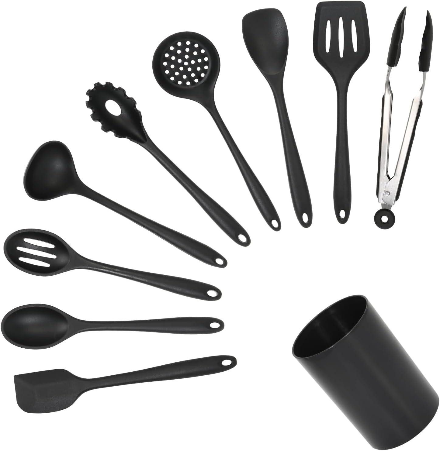 Amazon.com: GreatChef Silicone Kitchen Utensils Set of 10 for Cooking ...