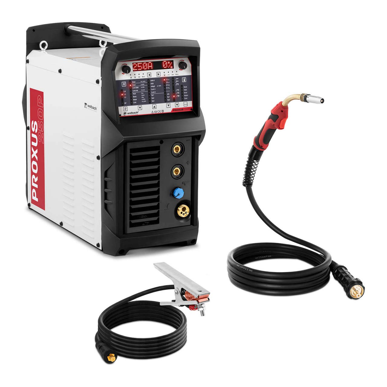 Buy welbach MIG/MAG Welding Machine Welder 270A Synergic Pulse Digital ...