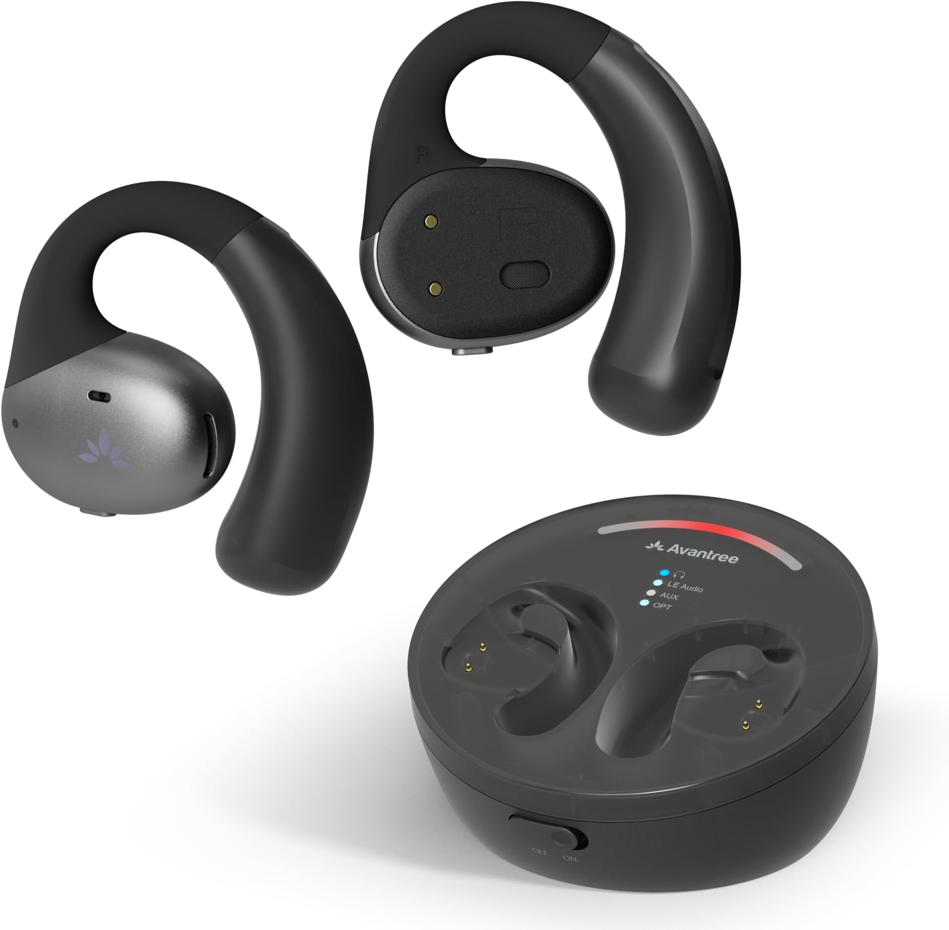 Amazon.com: Avantree Medley Pebble - Wireless Earbuds for TV Listening ...