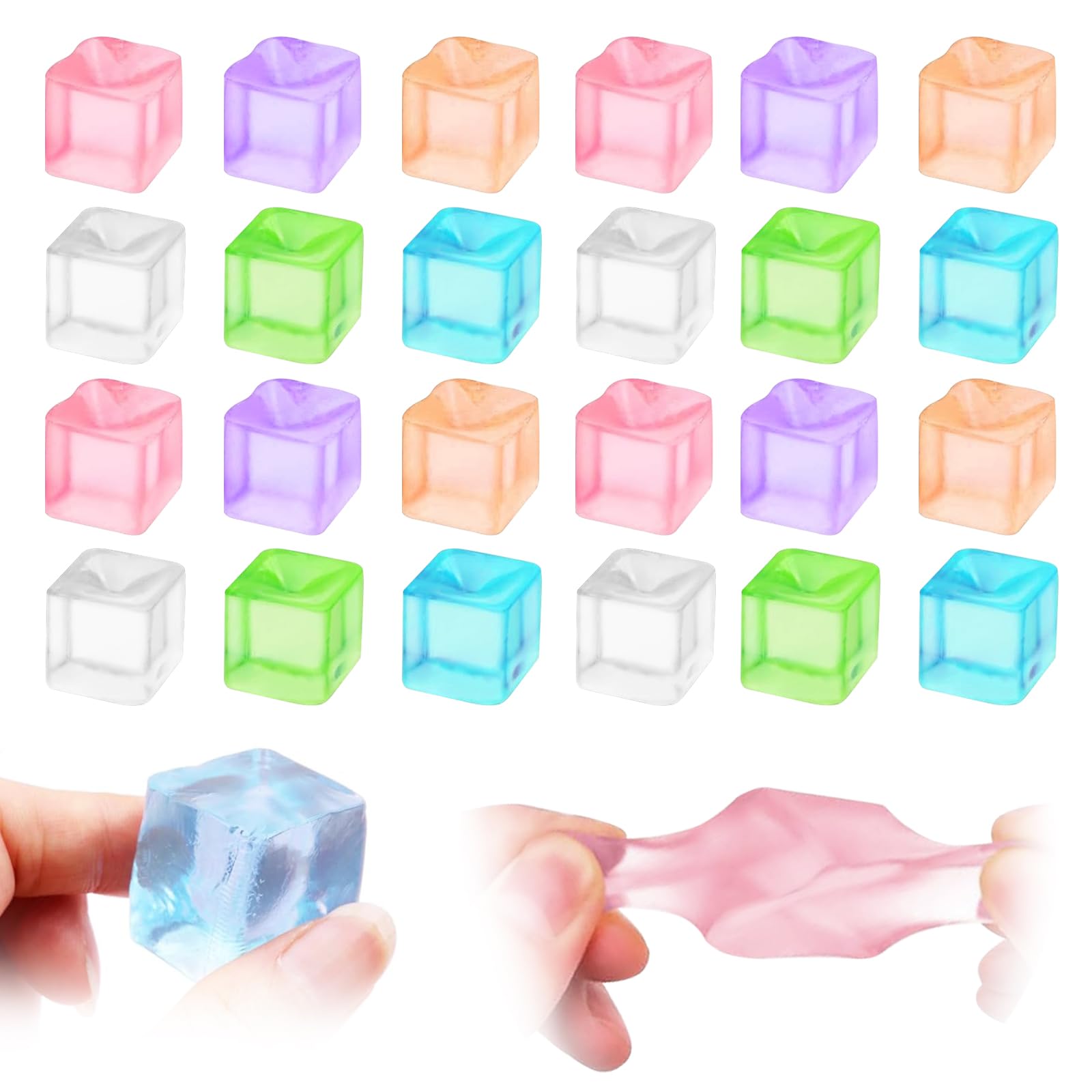 Squeeze Toys Stress Cube, Cute Squeeze Toys,Sensory Toys for Anxiety ...
