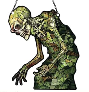 Amazon.com: Zombie Ornament Acrylic Window Hanging, Gift for Zombies ...