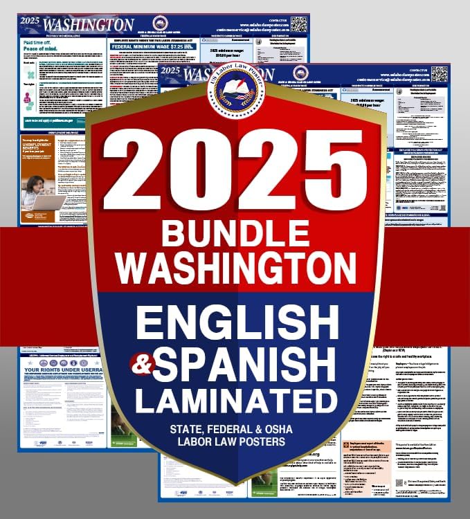 Amazon.com: 2025 Washington WA All-in-One Workplace Compliance & Labor ...