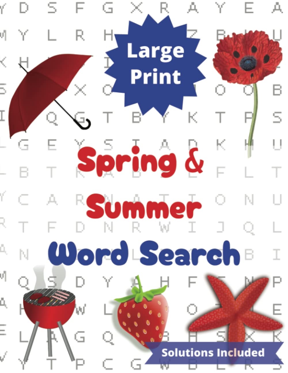Spring and Summer Word Search: Large Print for Seniors and Adults ...