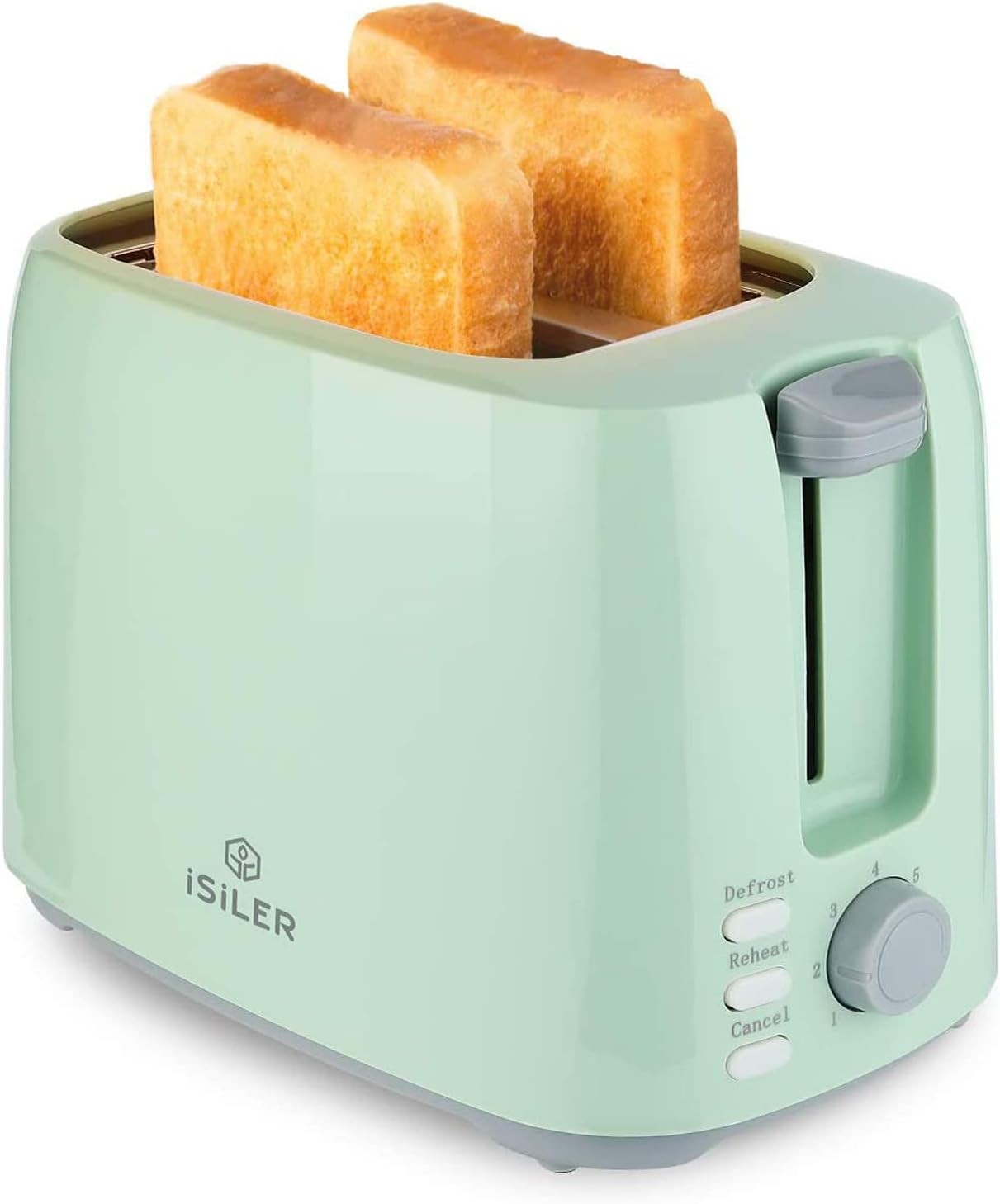 Amazon.com: iSiLER 2 Slice Toaster, 1.3 Inches Wide Slot Toaster with 7 ...