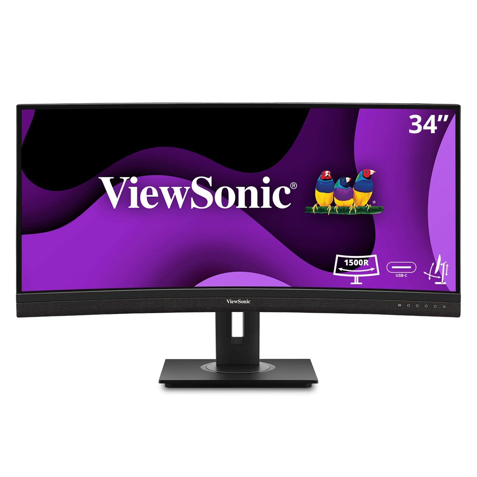 Amazon.com: ViewSonic VG3456C 34 Inch 21:9 1440p Curved Monitor with ...