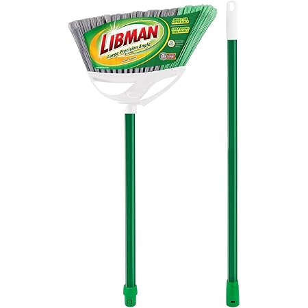 Amazon.com: Libman 201 Precision Angle Broom with Recycled Broom Fibers ...