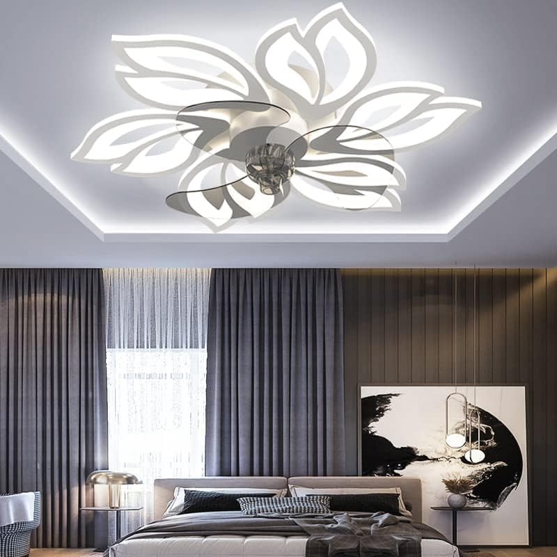 Buy CITRA Aluminium 5 Light Arc 600 Mm White Low Ceiling Light With Fan ...