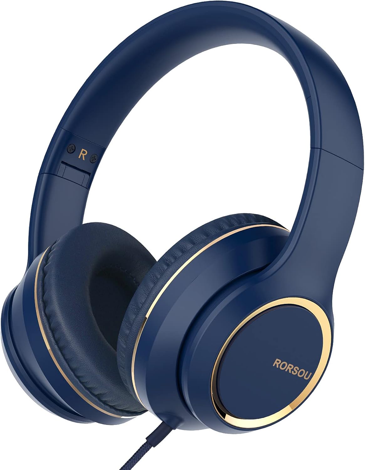 Amazon.com: RORSOU R8 On-Ear Headphones with Microphone, Lightweight ...