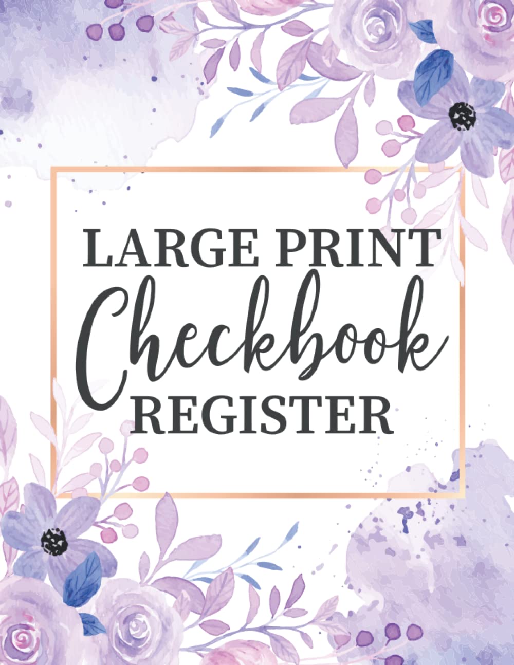 Amazon.com: Large Print Checkbook Register: Jumbo Print and Easy to ...