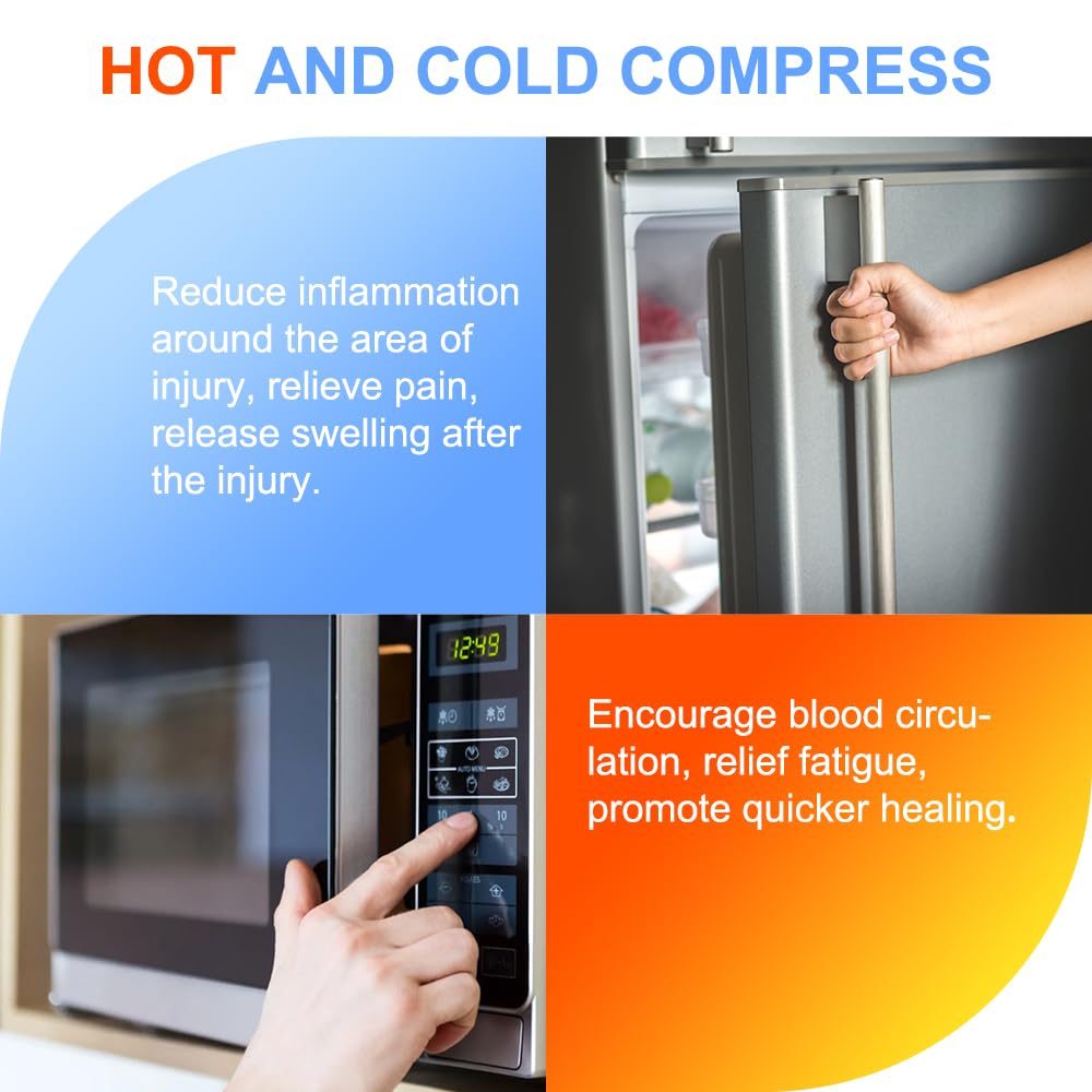 Snapklik.com : Soft Cold Packs For Injuries Reusable 4 Pack, Hot And ...