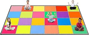Amazon.com: Booooom Jackson Colorful Seating Classroom Rug for Kids ...