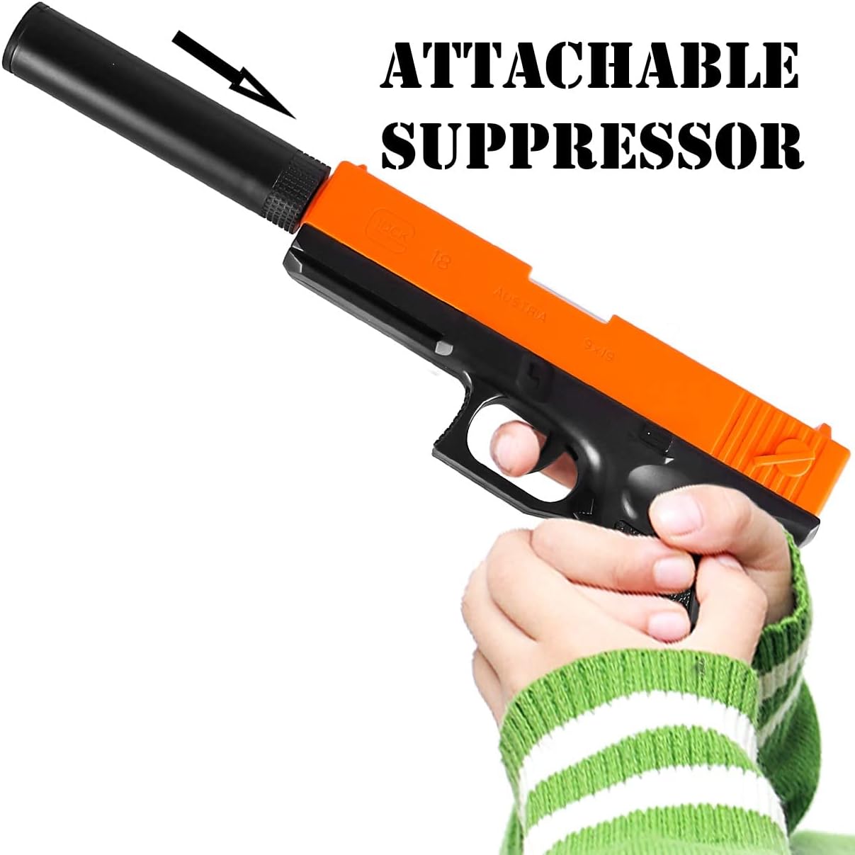 Buy Toshi Station Ejecting Shell Toy Gun with Soft Bullets and Slide ...
