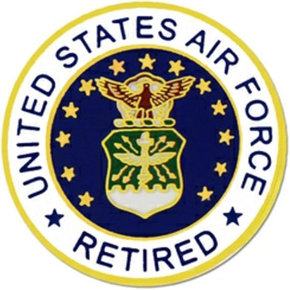 Amazon.com: Air Force Retired Lapel Pin or Hat Pin : Clothing, Shoes ...