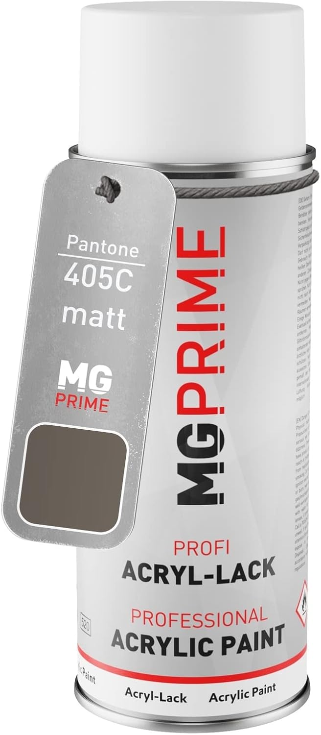 MG PRIME Pantone 405C Grey Bote de spray 400 ml mate de secado rápido ...