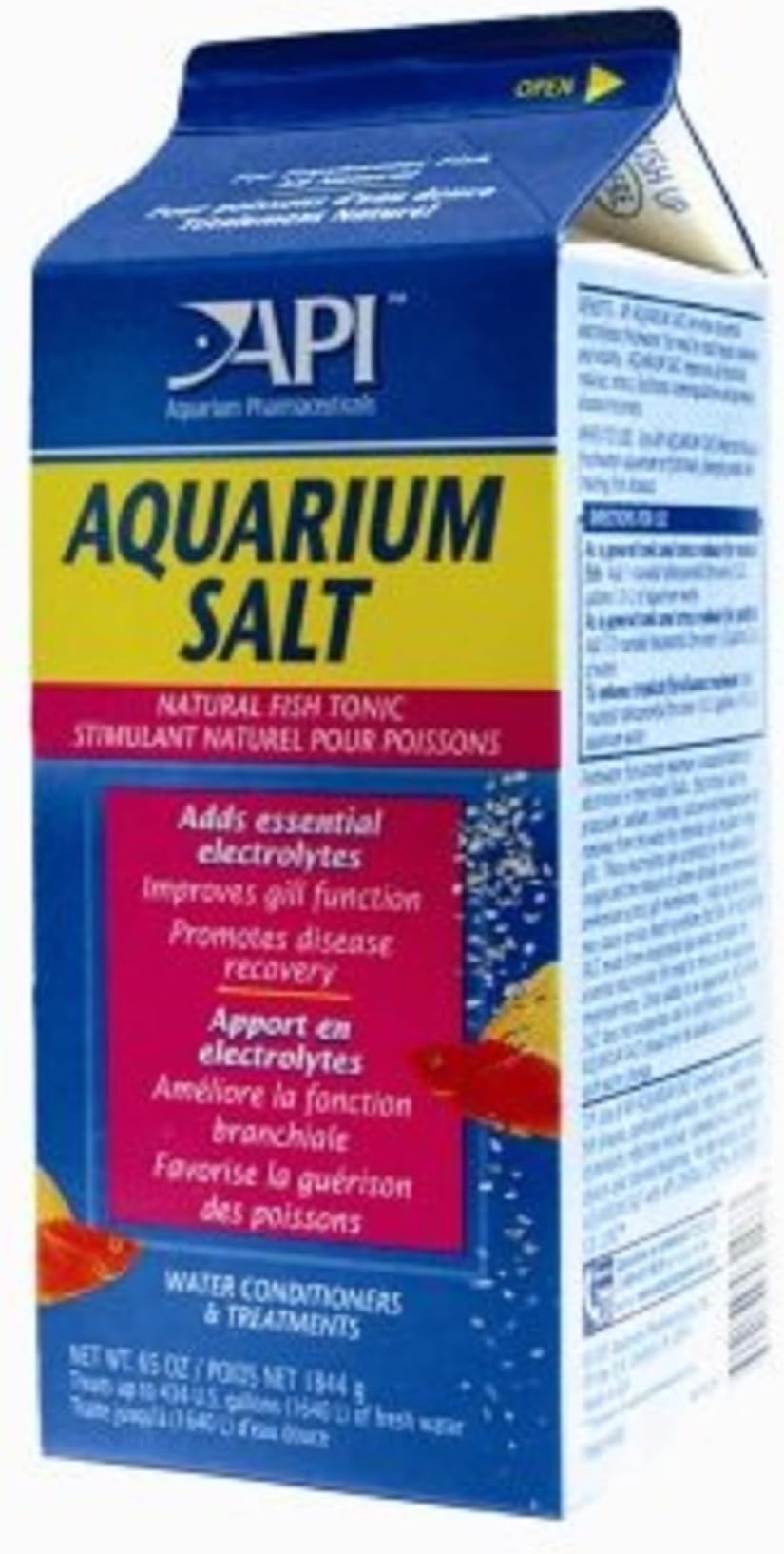 API AQUARIUM SALT Freshwater Aquarium Salt 1,844-Gram Box : Amazon.co ...