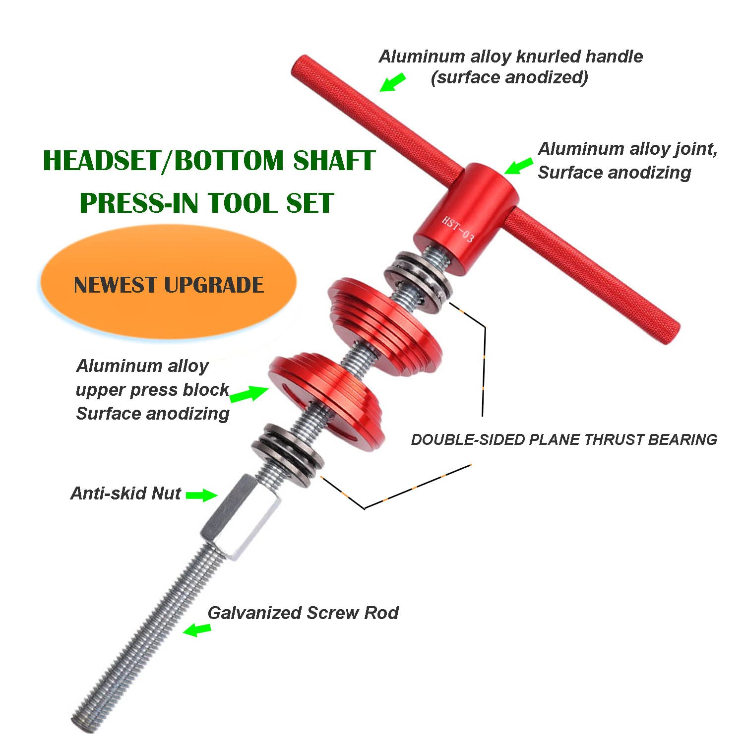 Snapklik.com : Bike Headset Cup And Bottom Bracket Press Installation ...