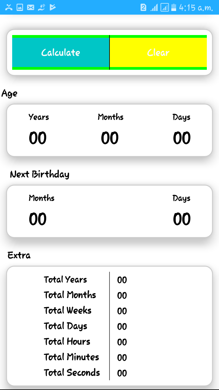 Age Calculator - App on Amazon Appstore