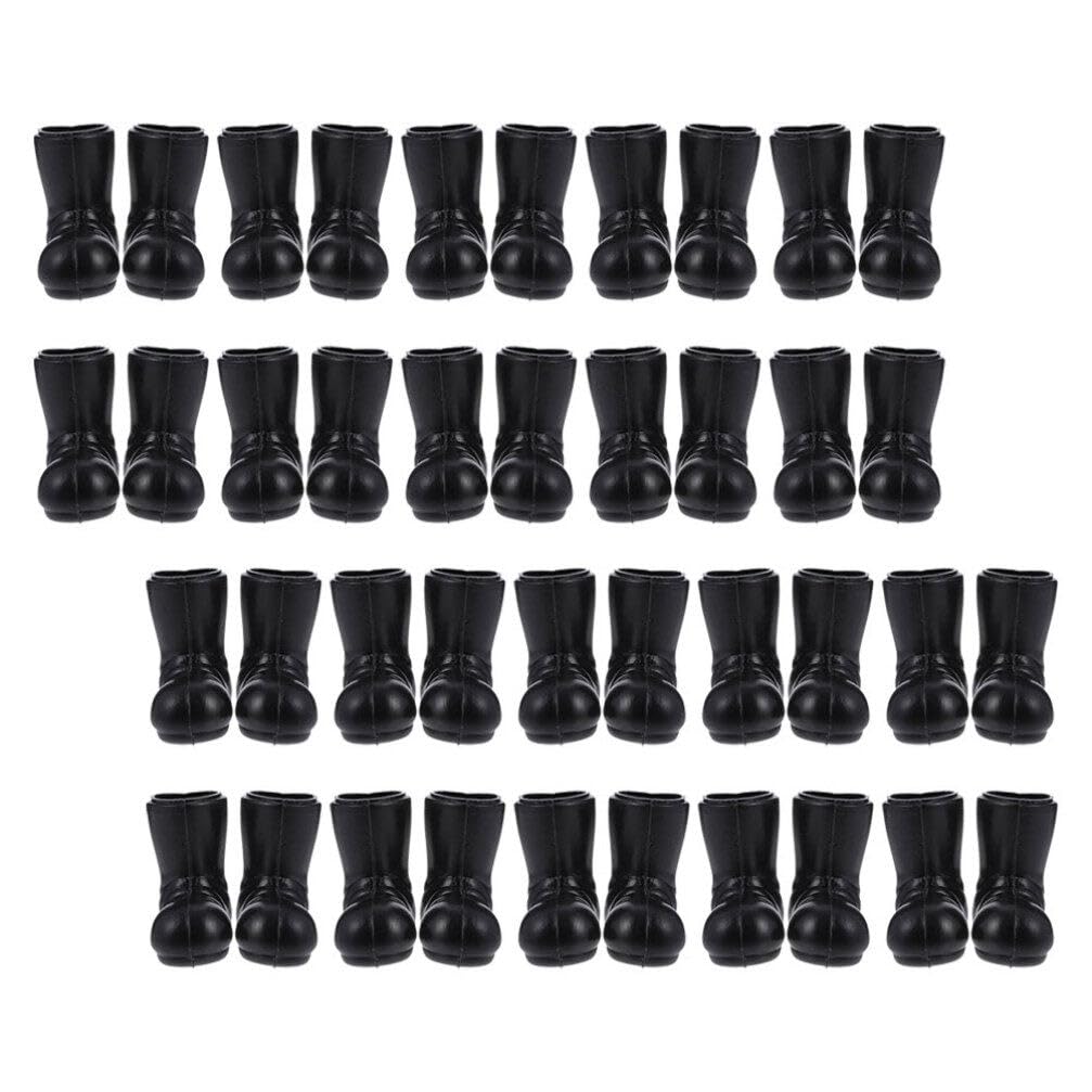 JOINPAYA 50pcs Mini Boots High Heel Shoes Mini Christmas Santa Boots ...