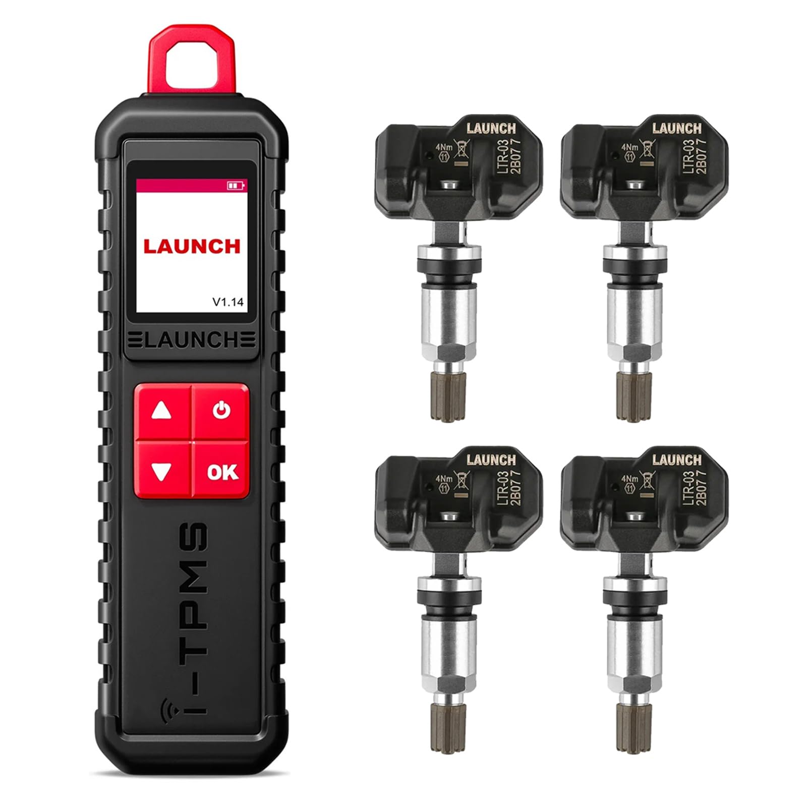 Amazon.com: LAUNCH X-431 TPMS Service Tool Kit, 1 x i-TPMS and 4 x LTR ...
