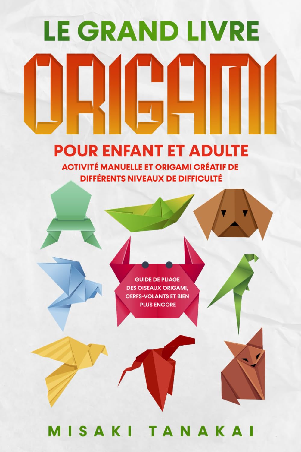 Le grand livre origami pour enfant et adulte: Activité et origami ...