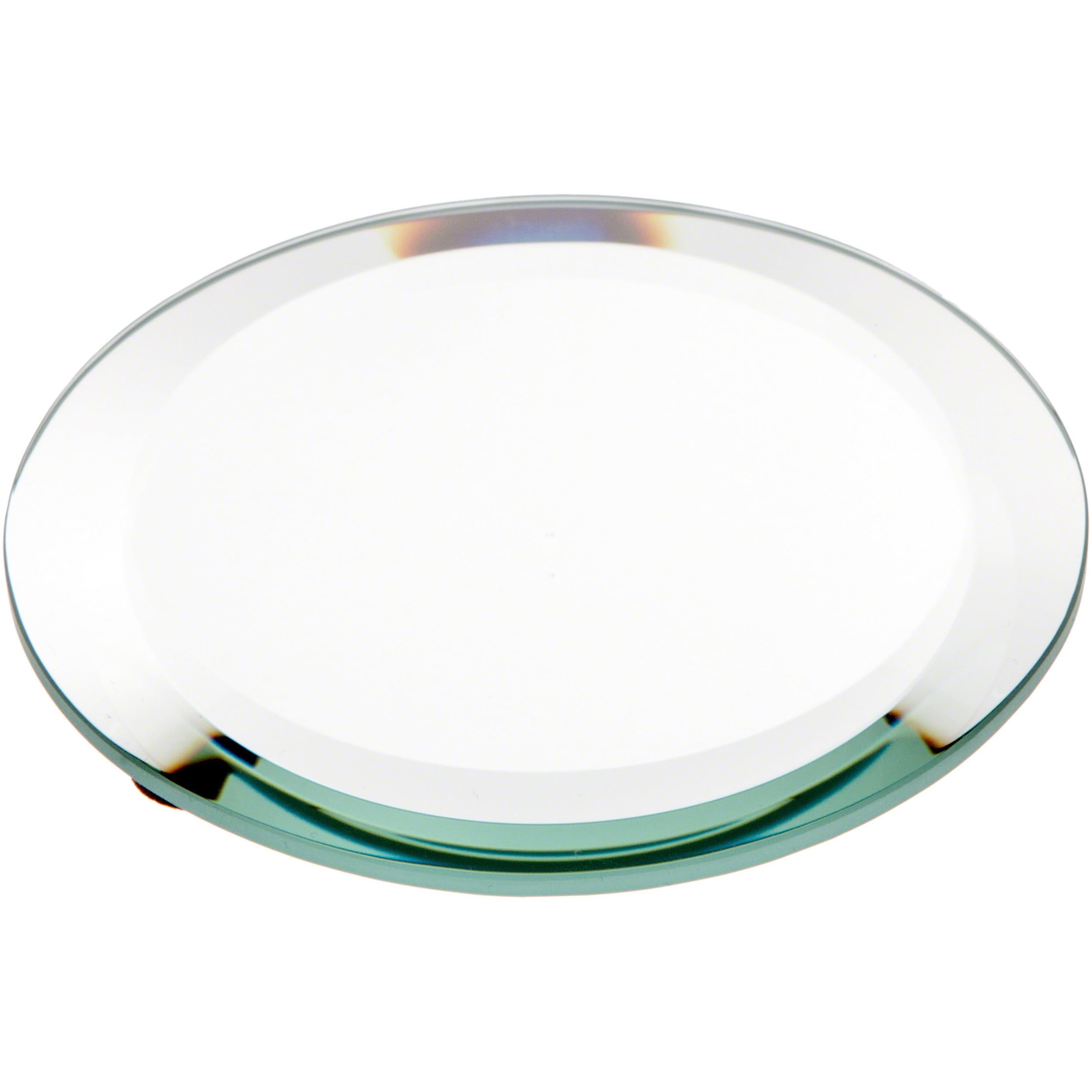 Amazon.com: Plymor Round 5mm Beveled Glass Mirror, 4 inch x 4 inch (4 ...