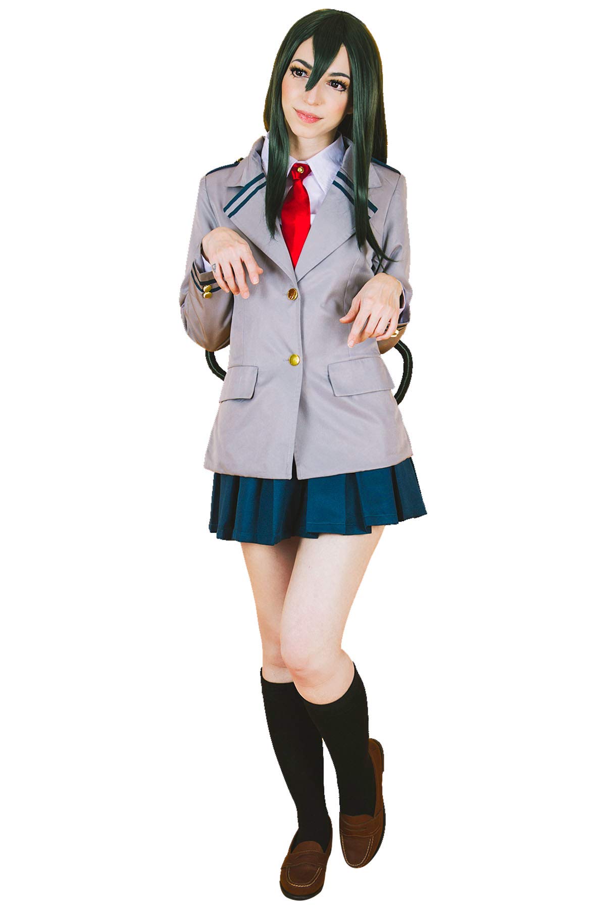 MHA Cosplay for Women Ochaco Uraraka Costume UA Uniform Froppy Jiro ...