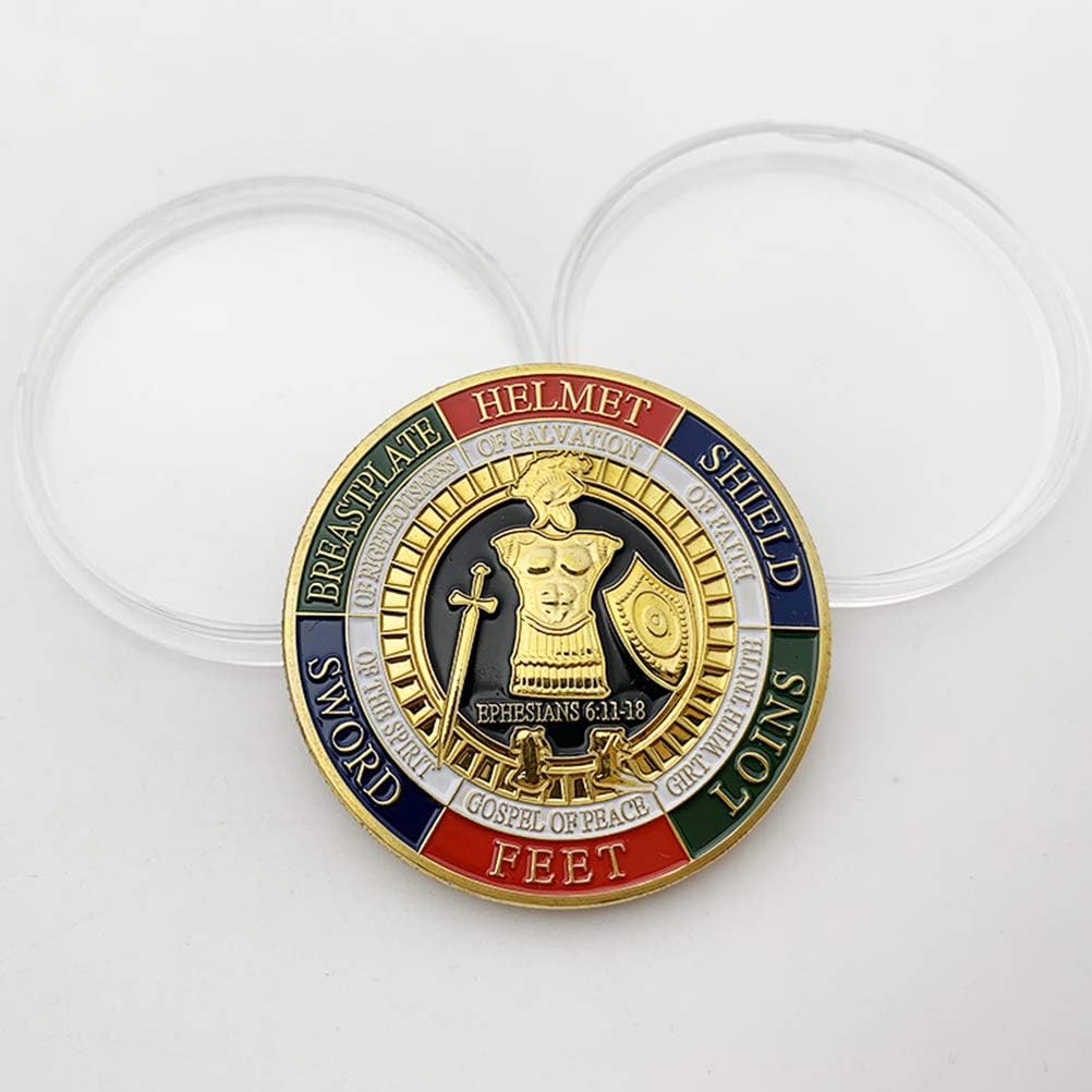 Armor of God Challenge Coin - Prayer Commemorative Collectible in Nepal ...